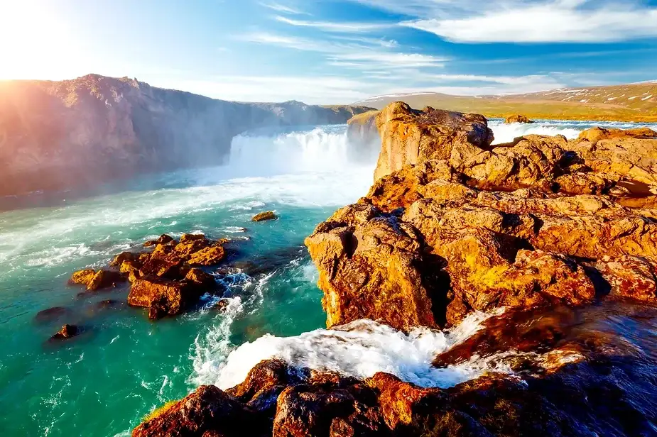 Explore Goðafoss Waterfall: The Majestic Waterfall of the Gods
